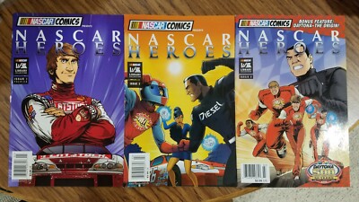 Nascar Heroes #1-3 VF/NM complete series library collection comics | eBay