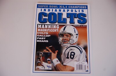 2007 Indianapolis Colts Special World Champs Publication - Peyton ...