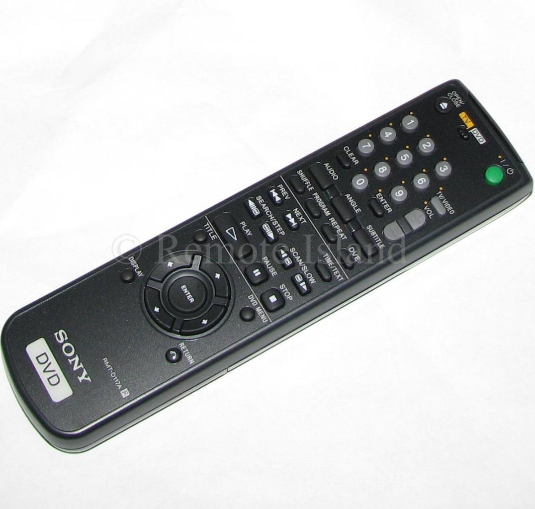 Sony RMT-D117A DVD Remote Control DVP-560D S56 S560D FAST$4SHIPPING ...