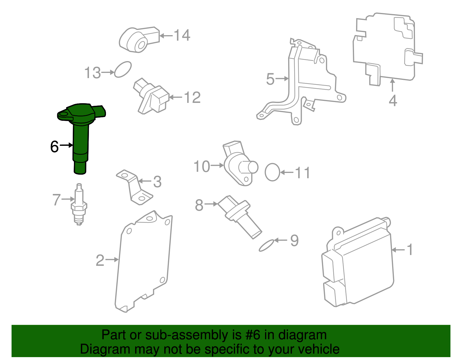 1832A062 Mitsubishi OEM Genuine Coil Ignition for sale online | eBay
