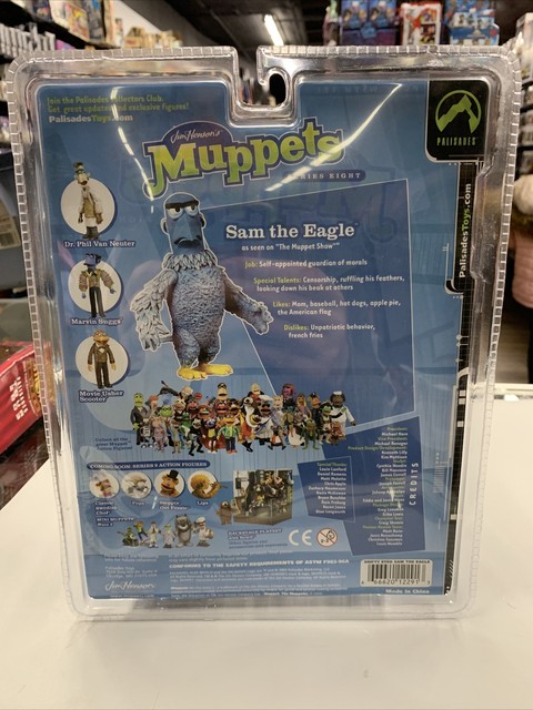 2004 Palisades Muppets Series 8 Sam The Eagle MISP for sale online | eBay