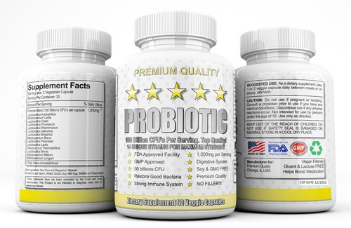 ULTRA PROBIOTIC 50-100 Billion CFUs NOW ULTIMATE FLORA PRIMAL NATURE'S ...