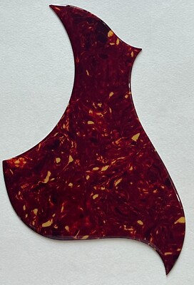 Crystal Red Pickguard Fit Gibson L4A Style Self Adhesive Acoustic ...