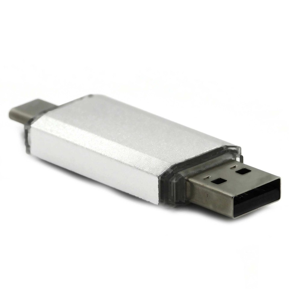 USB C Flash Drive 2-in-1 OTG USB-A 16-128GB Type C Memory Stick Thumb ...