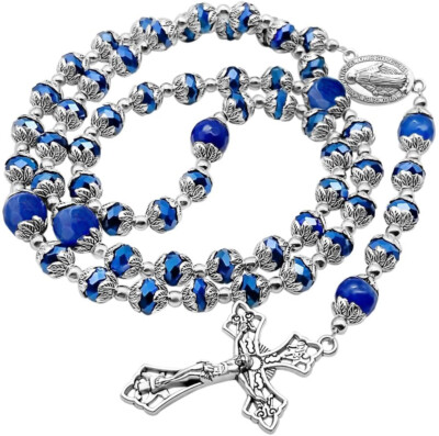 Rosaries - Blue Crystal Rosaries