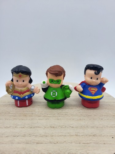 Fisher-Price Little People DC Super Friends Heroes Superheroes Lot Of 3 ...