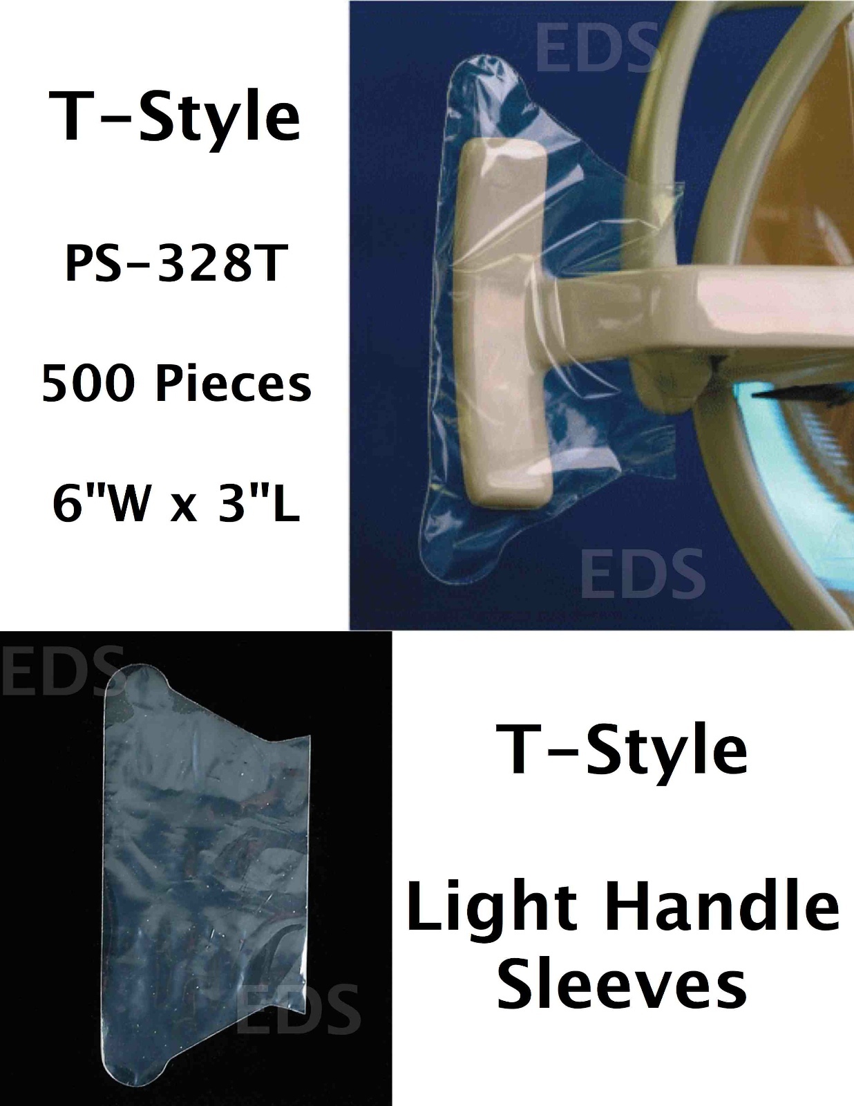 T-Style Dental Light Handle Covers/ Sleeves for T-Shape Handles #PS ...