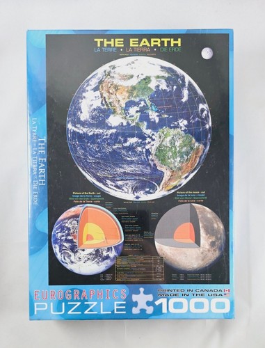 New - The Earth Jigsaw Puzzle 1000 EuroGraphics Picture of the Earth ...