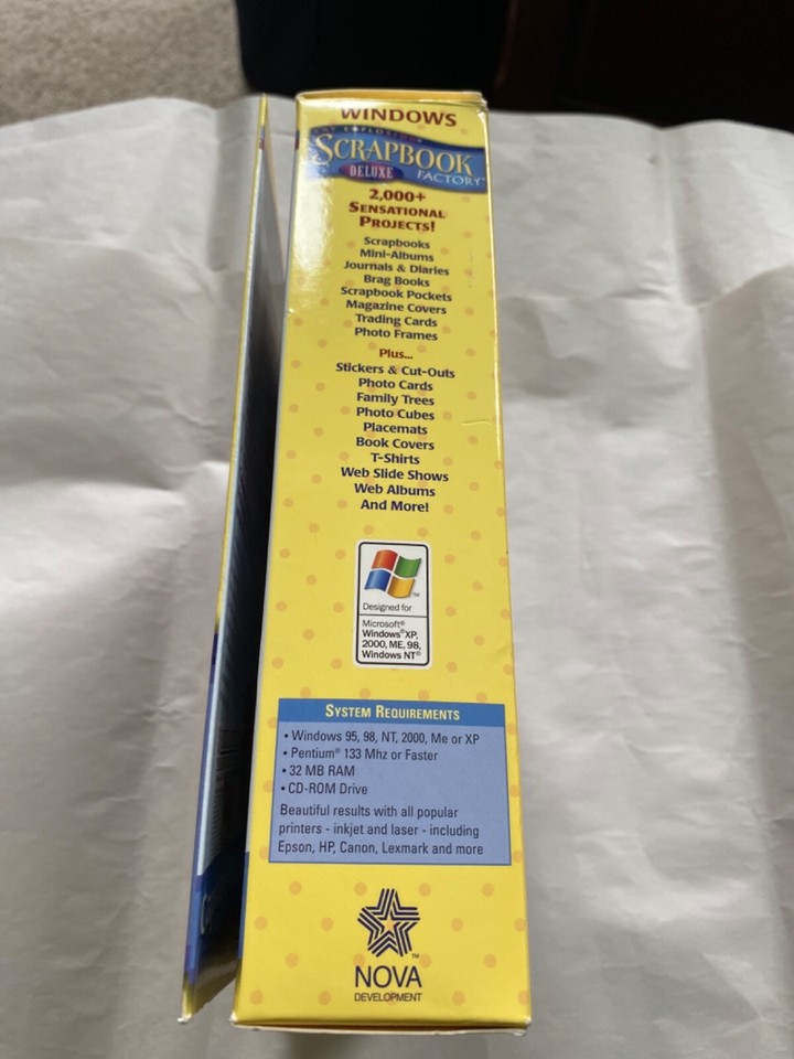 Art Explosion Scrapbook Deluxe Factory Big Box PC Software New | eBay