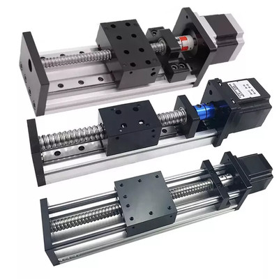 Electric Linear Slide Table Kit,Motorized Ballscrew Guide Motion Stage ...