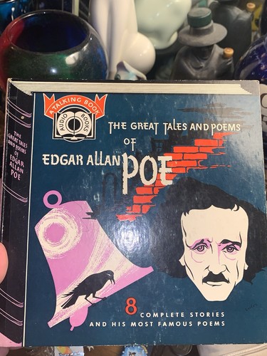 1954 Great Tales & Poems Of Edgar Allan Poe 4 Vinyl Records Read ...
