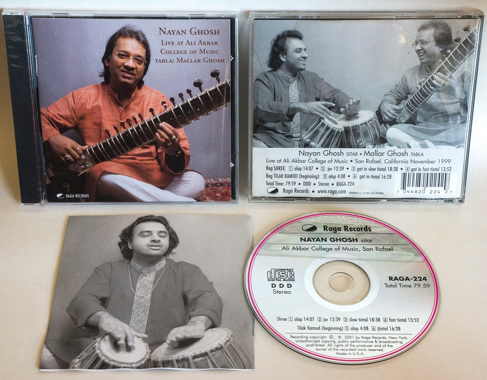 Nayan Ghosh sitar: Ragas Shree, Tilak Kamod. Mallar Ghosh tabla. San ...