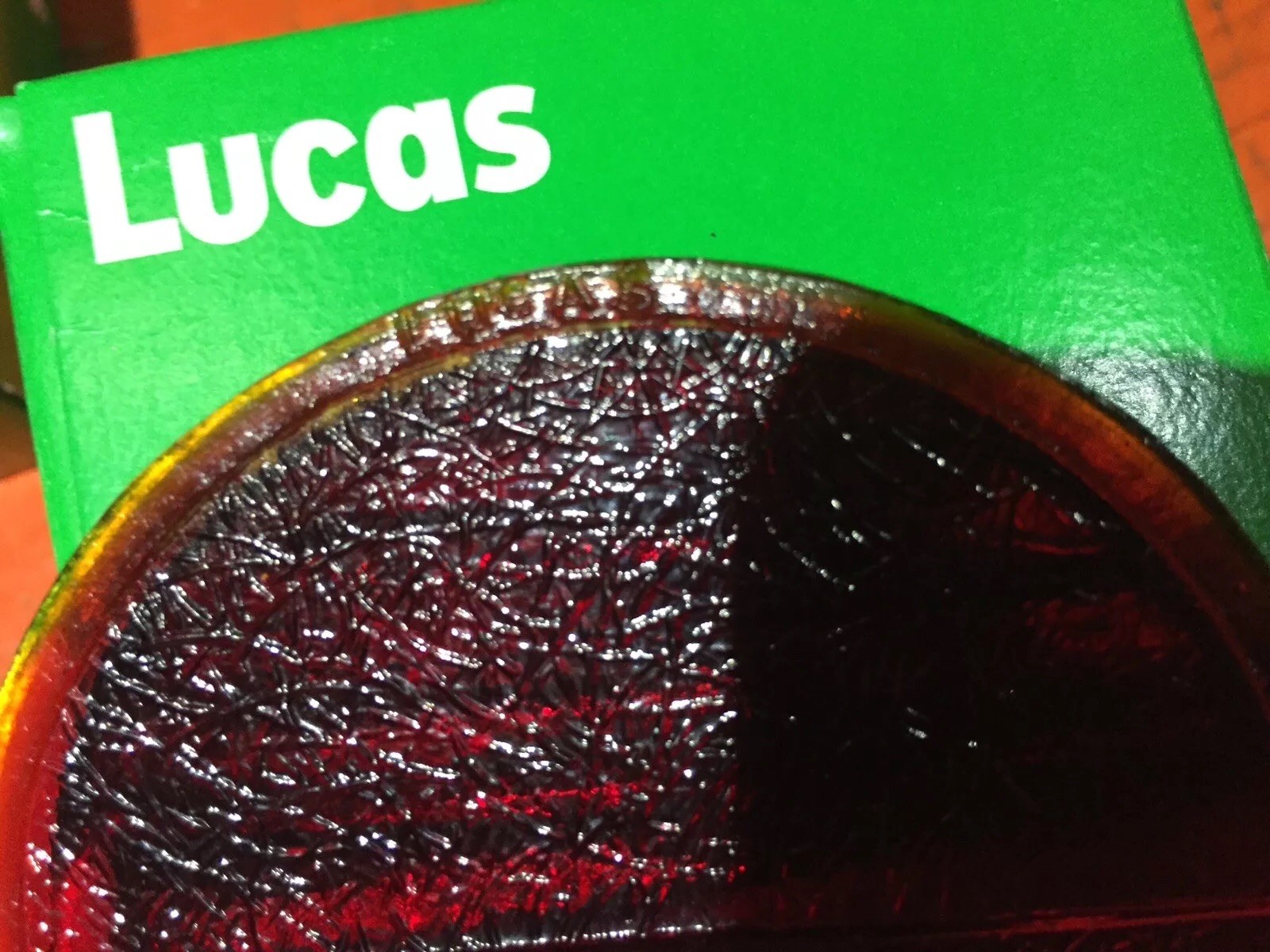 Land Rover Series 1 Lucas St51 'd' Rear Tail Light Red Lens 217618 for ...