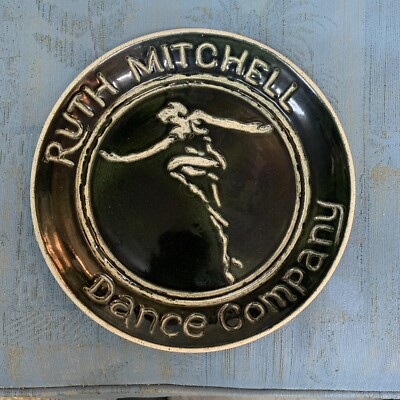 Vintage Pottery Ballet Plate Ruth Mitchell Dance Company | eBay