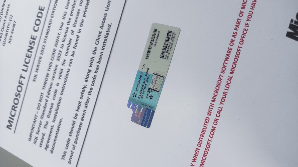 SQL Server 2022 Standard Unlimited Cores & unlimited User CALs License ...