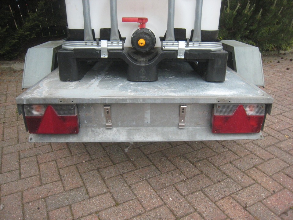 Erde 142 water bowser trailer ,600 litre IBC tank, Jockey wheel Road ...