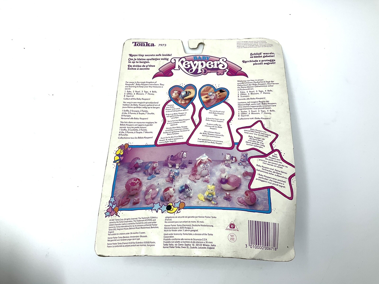 Vintage 1987 Tonka Baby Keypers “Poke”the Turtle 1980's Set #MOSC [GV ...