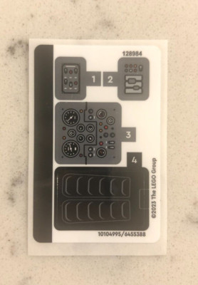 LEGO STICKER SHEET for 76224 Batmobile: Batman vs. The Joker Cha, New ...