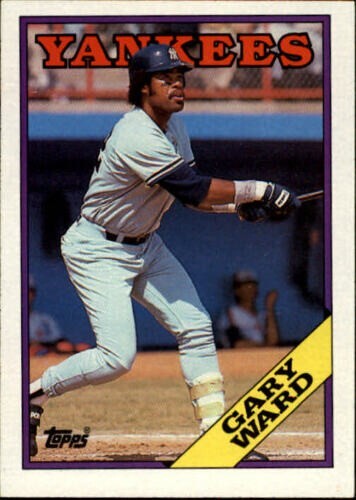 1988 Topps #235 Gary Ward Outfield New York Yankees FREE shipping | eBay