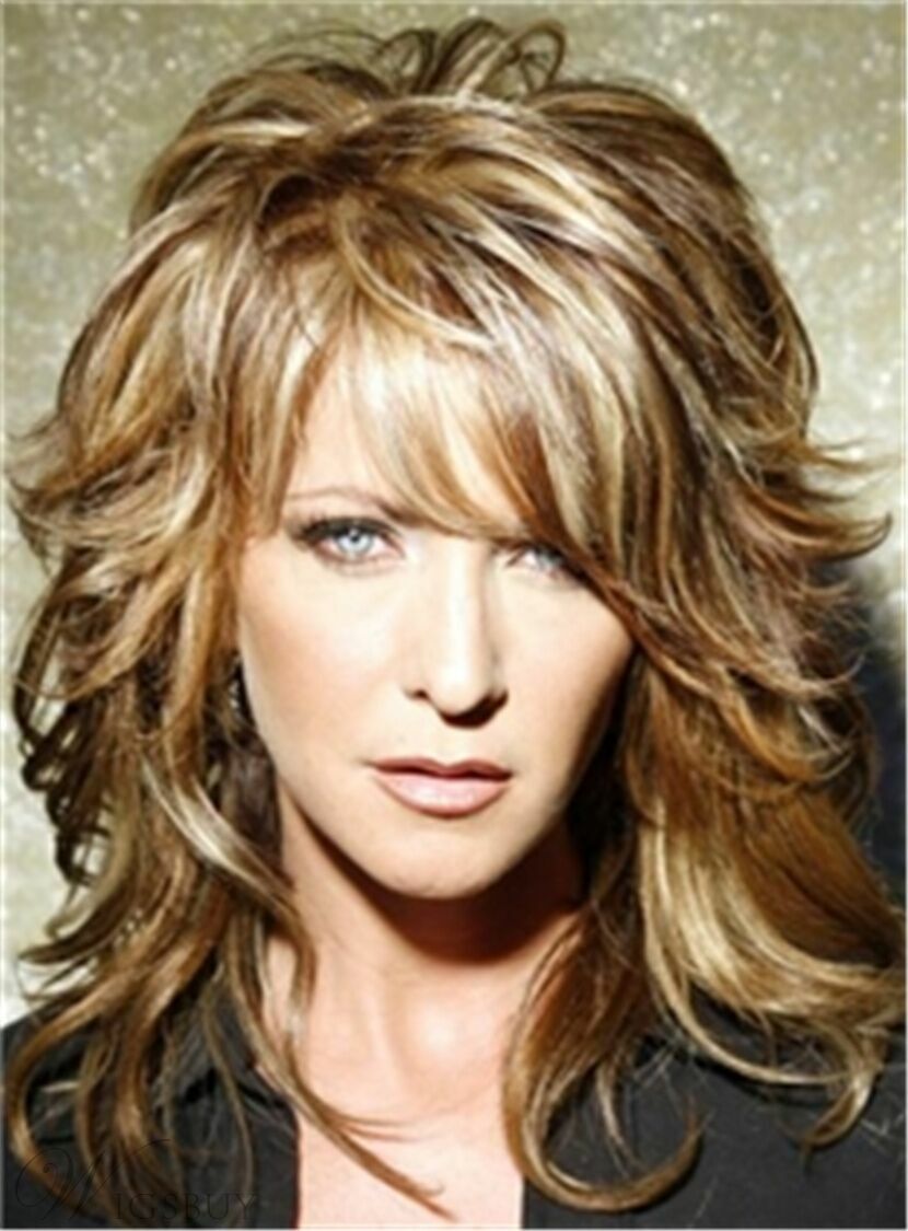 Medium Length Wavy Layered Haircuts
