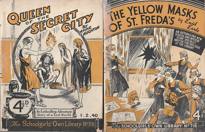 The Schoolgirls Own Library 716 & 718 Enid Earle & Anne Laughton 1940 ...