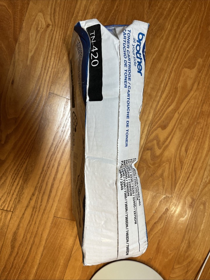 Brother TN 420 Toner Ink Cartridge One New In Sealed Box Laser Printer ...