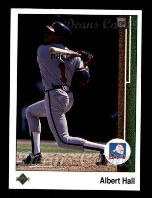 1989 Upper Deck #93 Albert Hall Braves 8 - NM/MT | eBay