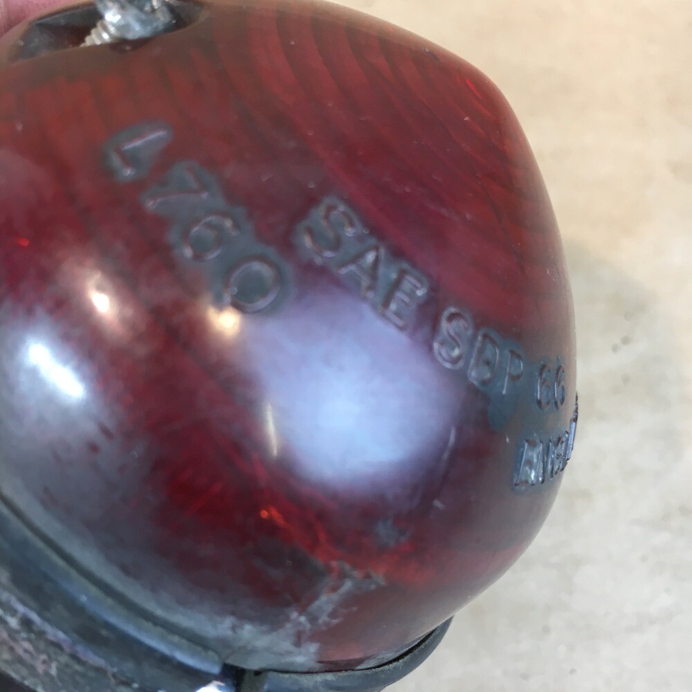 OEM Land Rover Series 3 Red Indicator Light Lamp Full Assembly Lucas ...