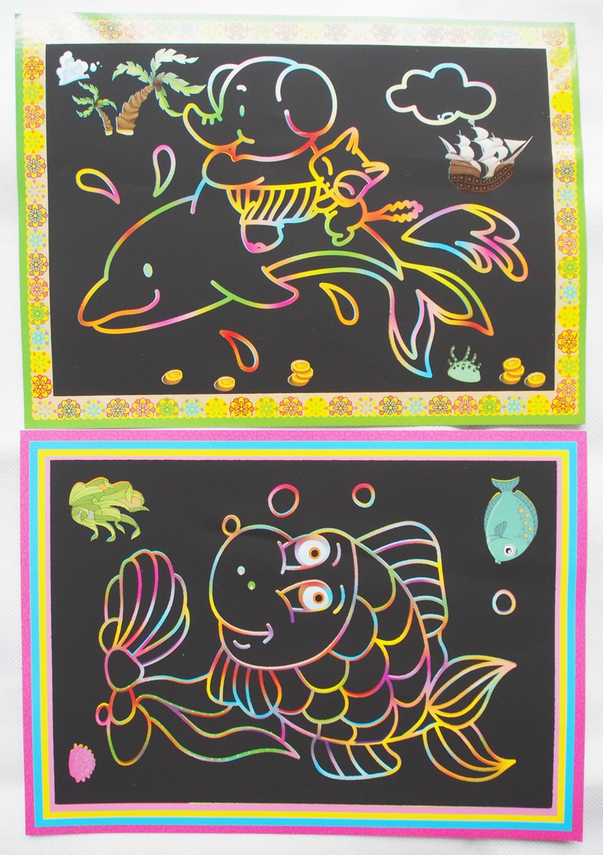 Scratch Art Ideas For Kids