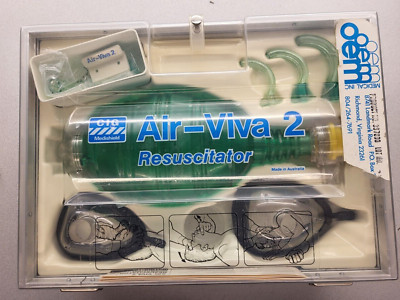 💗30 DAY WARRANTY!!! CIG MEDISHIELD AIR-VIVA 2 RESUSCITATOR IN CARRYING ...