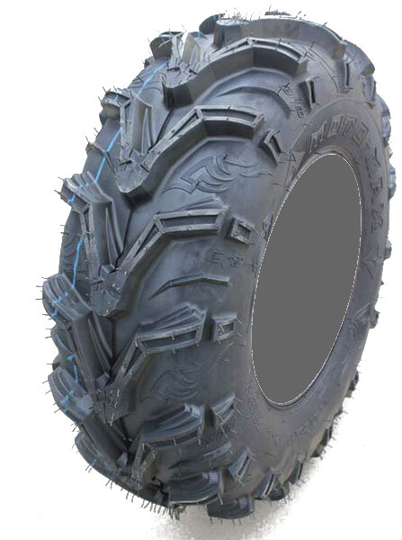 Kit 4 EFX MotoMax Tires 27x10-14 on High Lifter HL9 Beadlock Matte ...