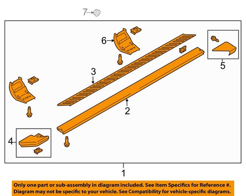 FORD OEM 15-20 F-150 Cab Running Board-Step Assy FL3Z16450EC | eBay