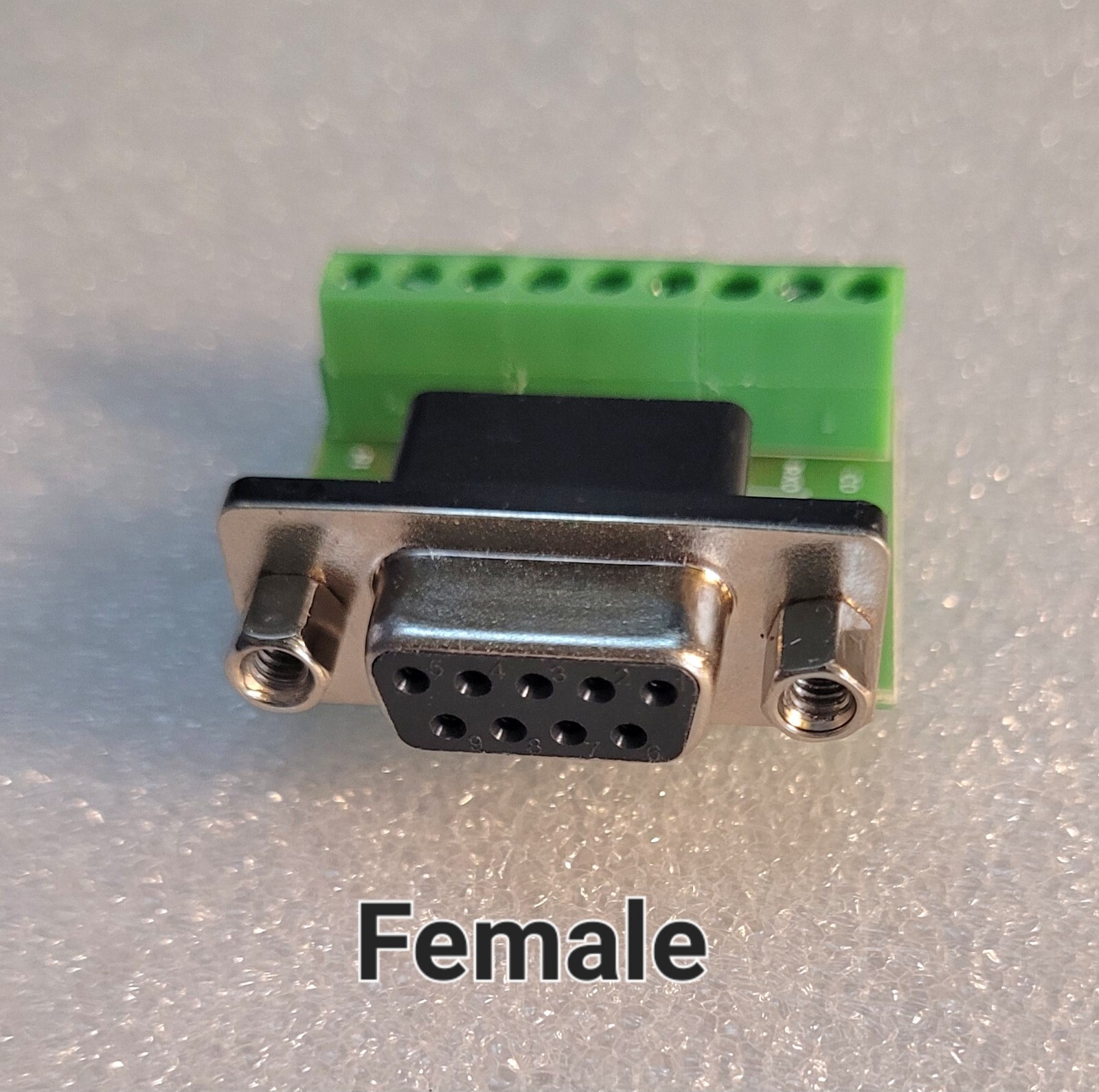 D-sub DB9 Breakout Board Connector 9 Pin 2 Row Male / Female RS232 ...