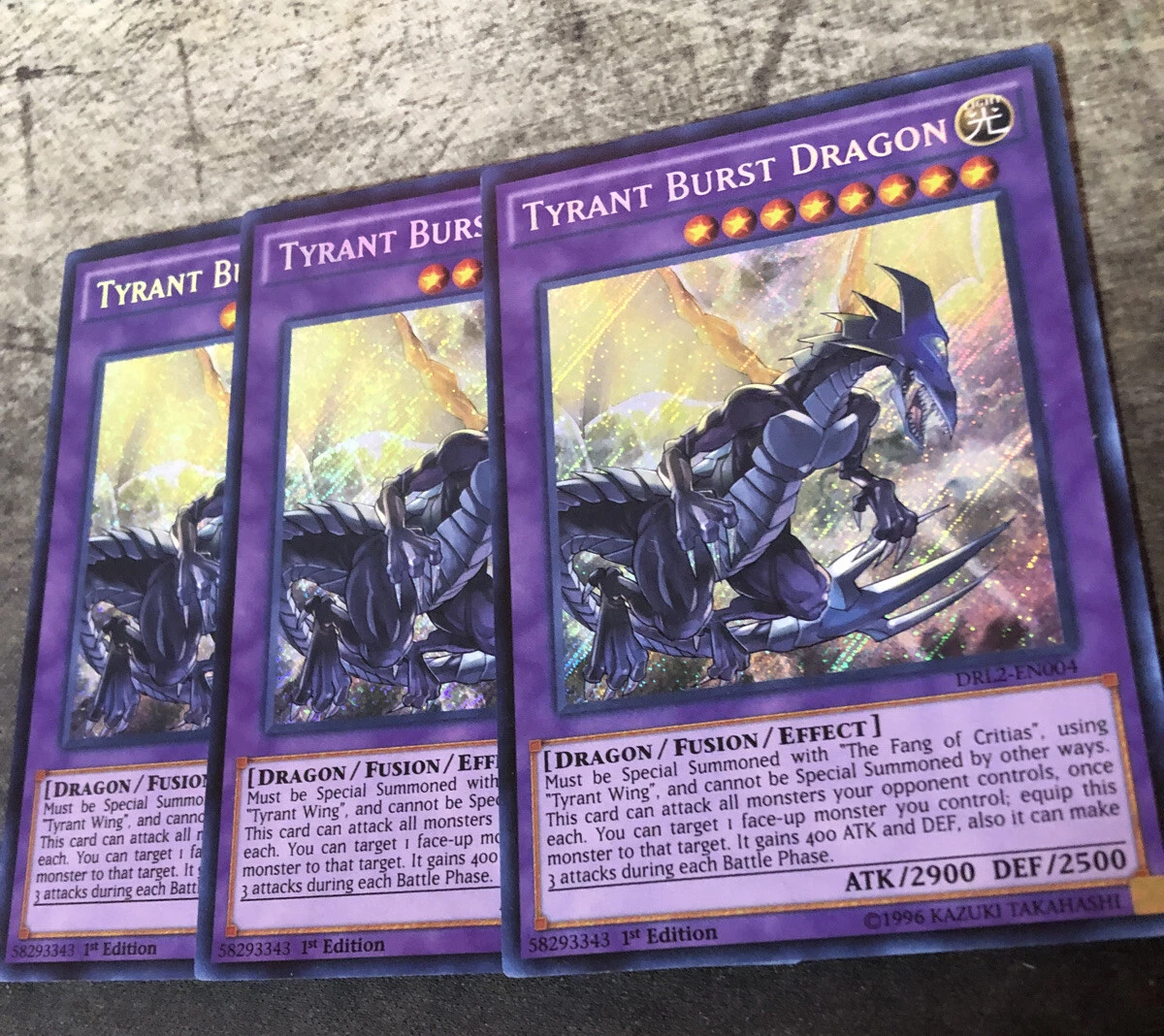 Yugioh Tyrant Burst Dragon