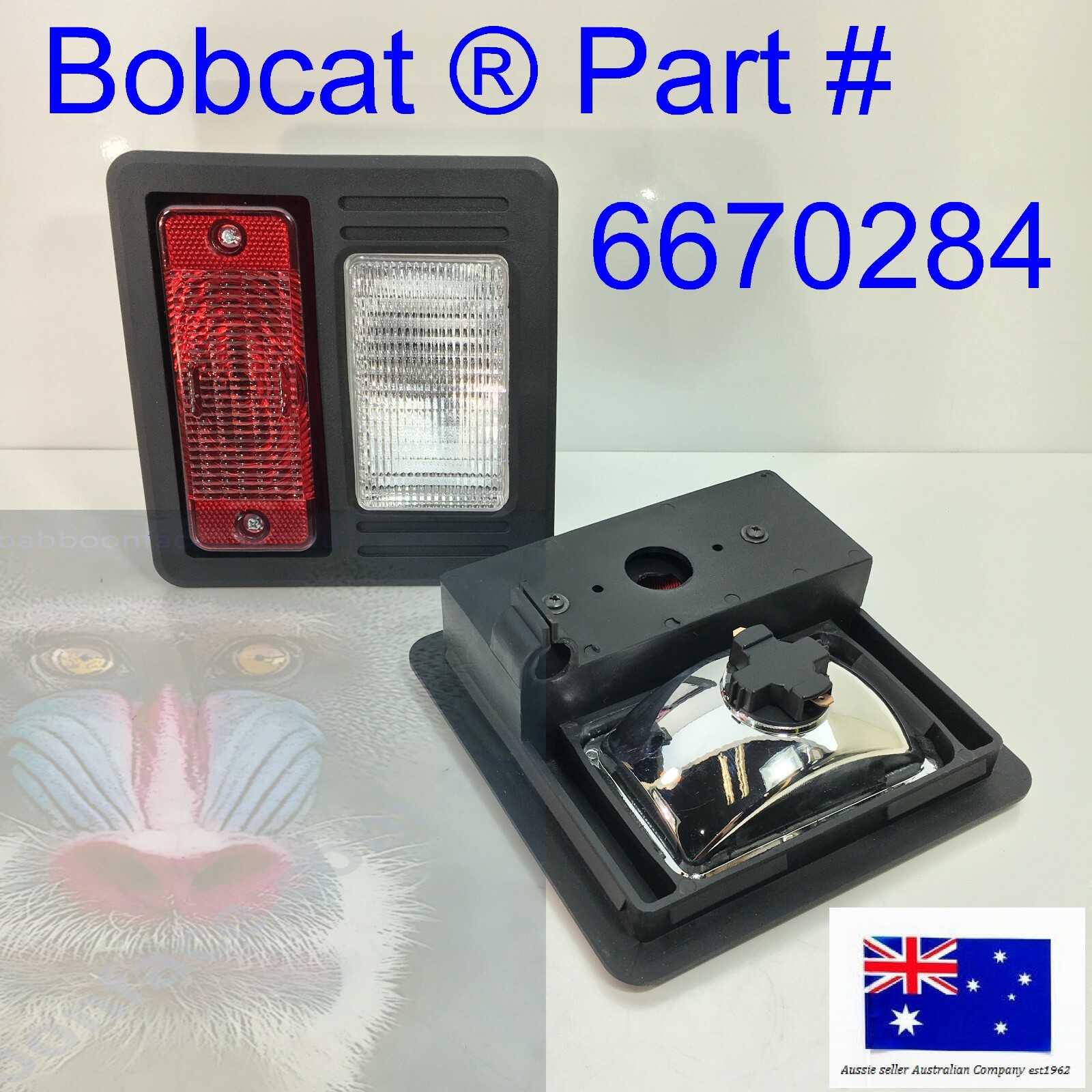 fits Bobcat SKID STEER TRACK LOADER TAIL LIGHT SET PAIR REAR LAMPS DOOR ...