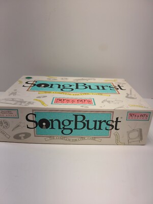 Song Burst The Complete Lyric Game 50s and 60s Edition 1990 | eBay