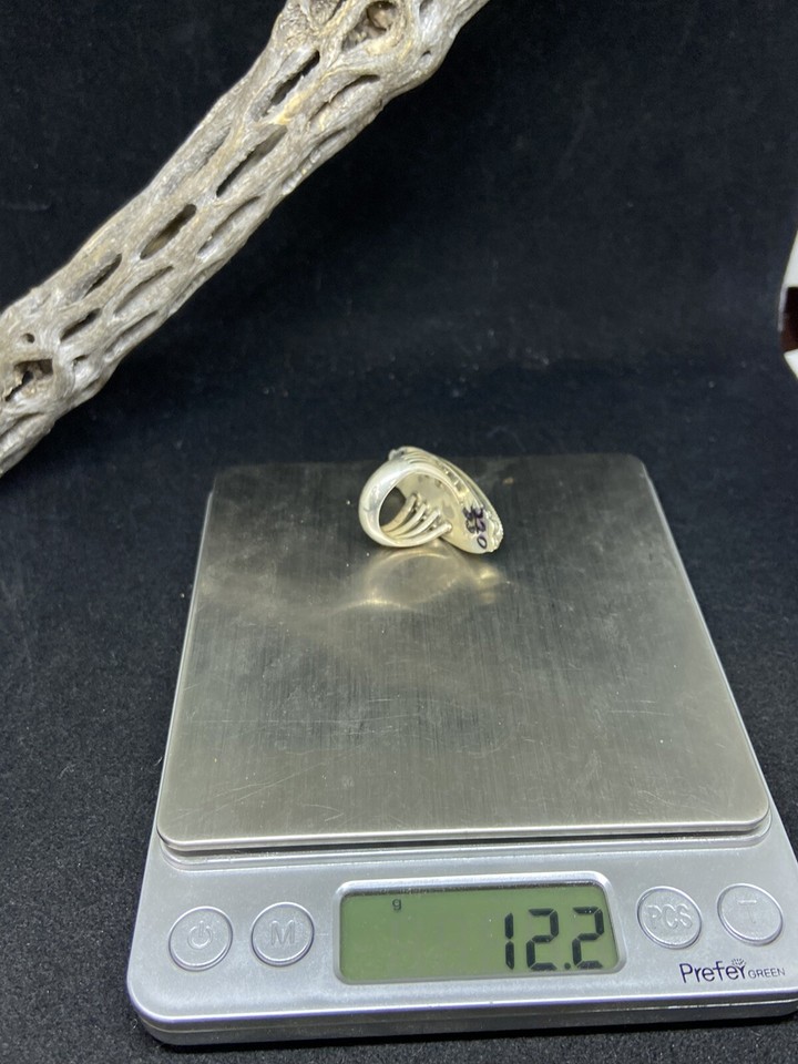 Native American Navajo Bluebird turquoise Sterling Silver Ring Size 5 ...