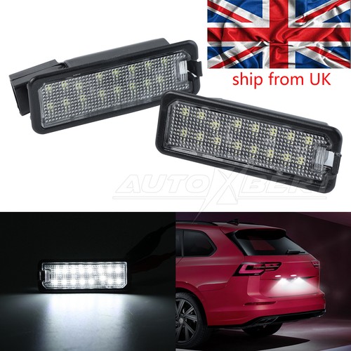 For VW Golf MK7 MK4 MK5 MK6 Passat B7 Eos Canbus LED Number License ...