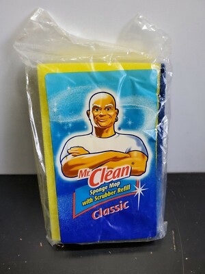 Mr. Clean Sponge Mop Refill ~ Fits Deluxe Sponge Mop 4130 & Butler 1010 ...