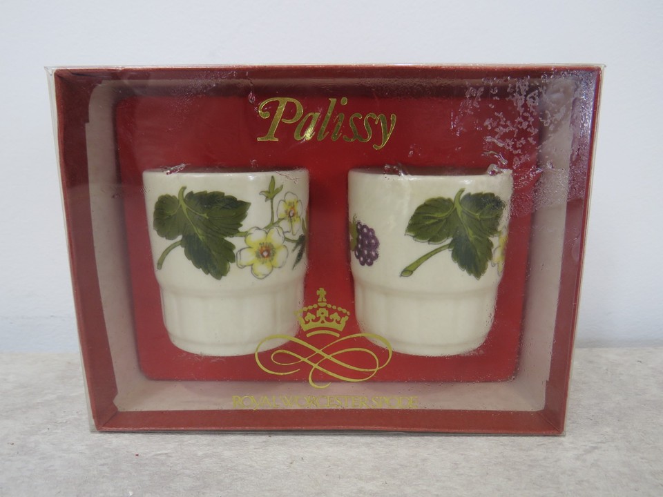 Royal Worcester Spode Palissy Napkin Rings and Egg Cups | eBay UK
