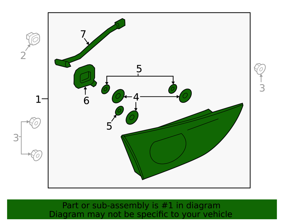 Genuine Mazda Backup Lamp Assembly BGKM-51-3F0B | eBay