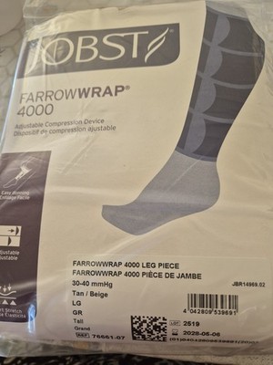 Jobst Farrow Wrap 4000 Adjustable Leg Compression Device 30-40mmHg Tall ...