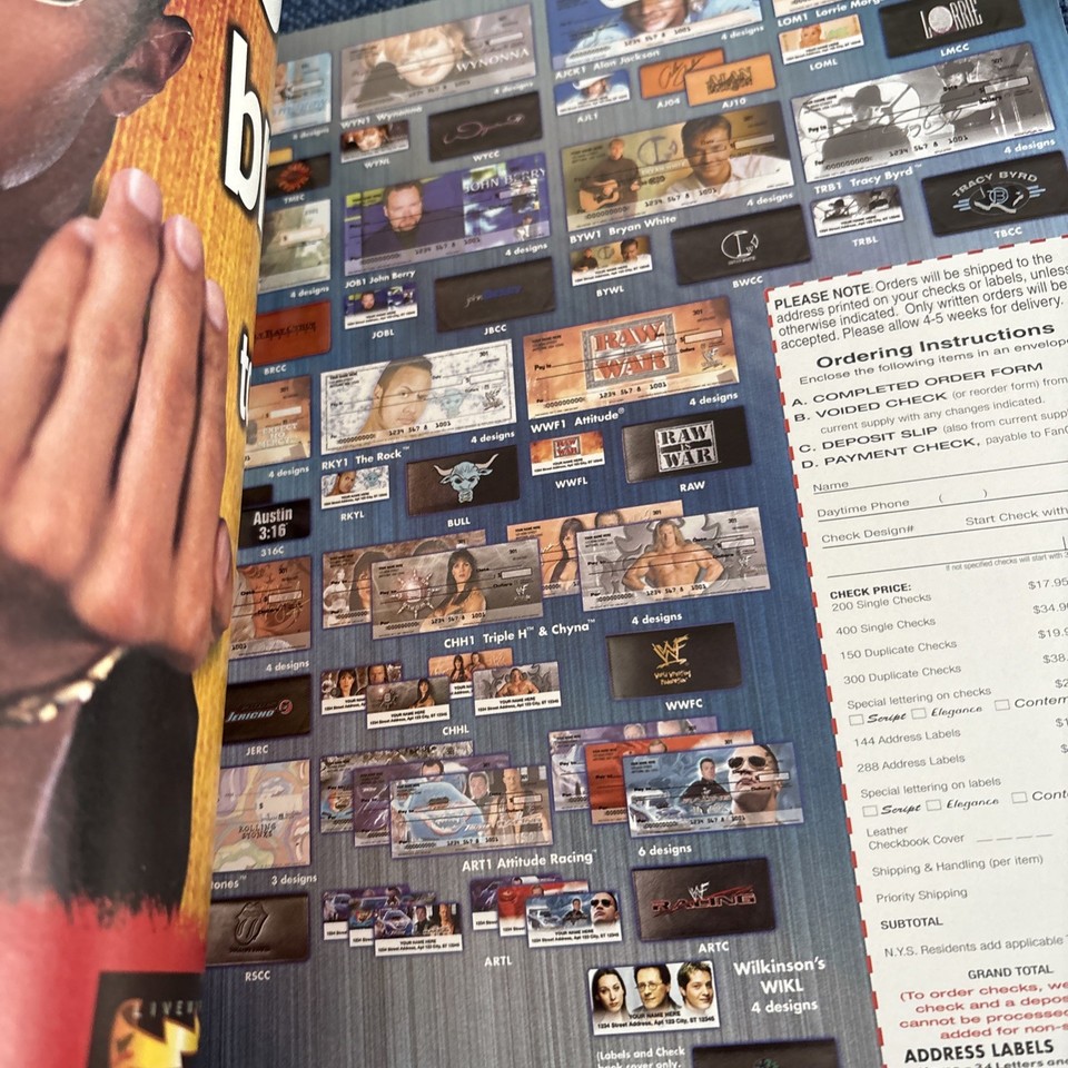 WWF Raw Magazine | Jan 2001 | Mick Foley Cover W Poster WWE AEW | eBay
