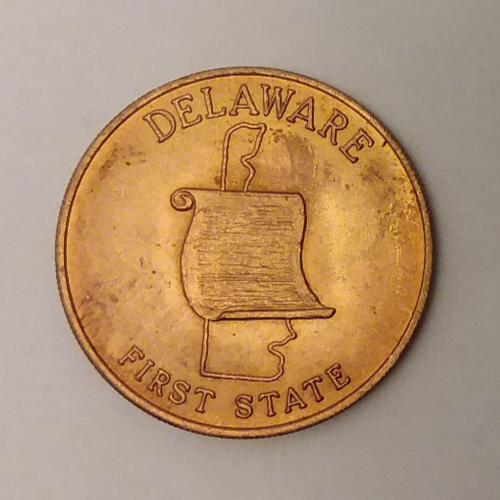 Delaware 1st State Souvenir Coin Medal Token 26mm | eBay