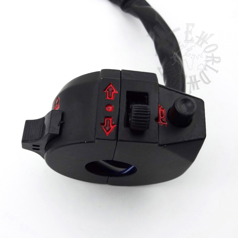 8 Wire 3 Function Left Handle Switch Control Assembly For ATV Quad ...