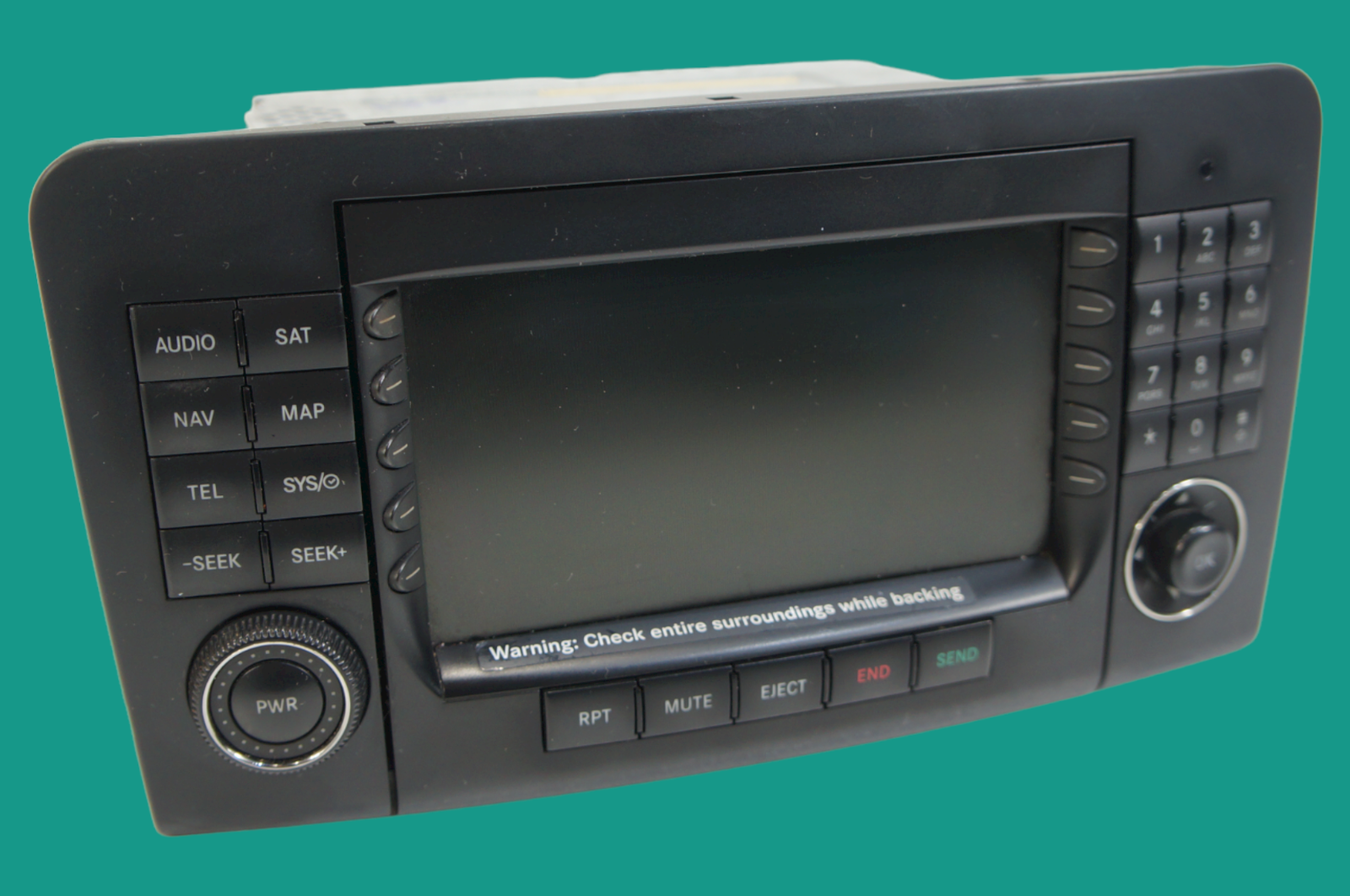 06-2008 mercedes w164 ml500 ml350 gl450 head unit command navigation ...