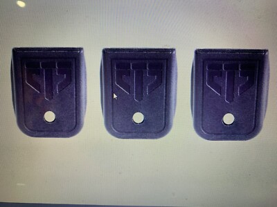 ETS MAGAZINE FLOOR PLATE GLOCK 9MM DOUBLE STACK POLY BLACK 3 PACK | eBay
