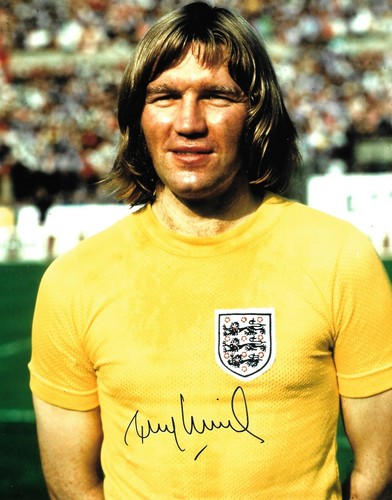 tony currie england portrait before the start of play signed 10x8 photo ...