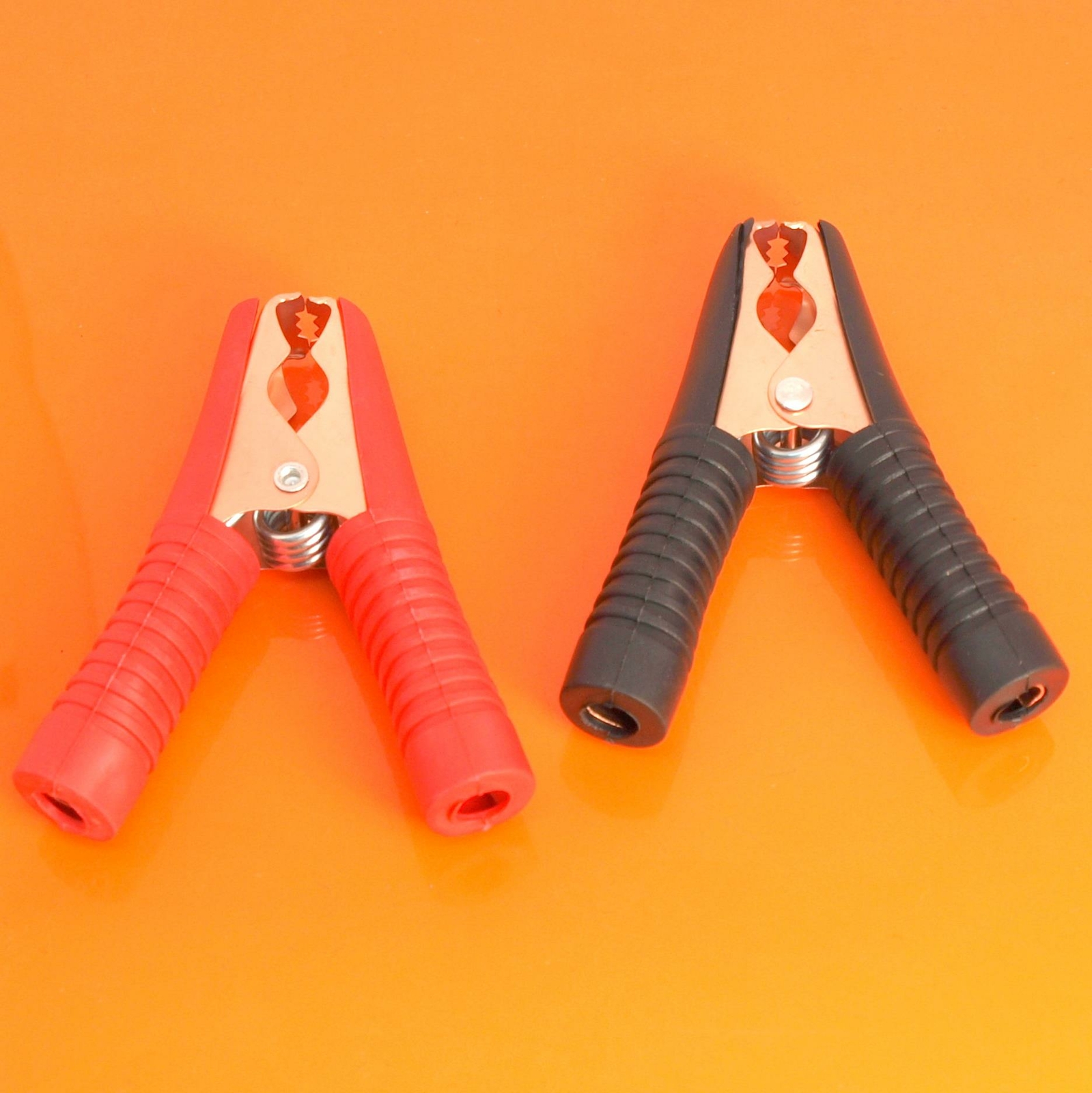 Crocodile Clip Clamp 100A 90mm Battery Electrical Wire Cable Insulated ...