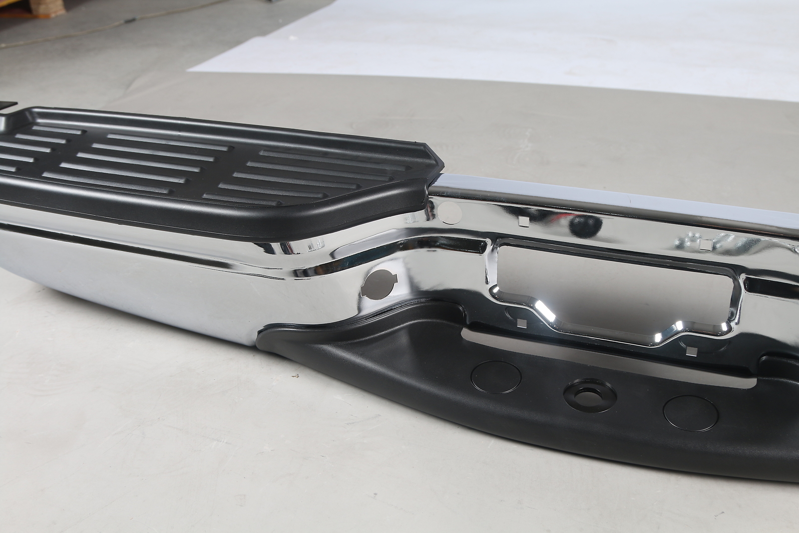 Chrome Rear Step Bumper Assembly For 1999-2007 Ford F-250 F-350 W/O ...